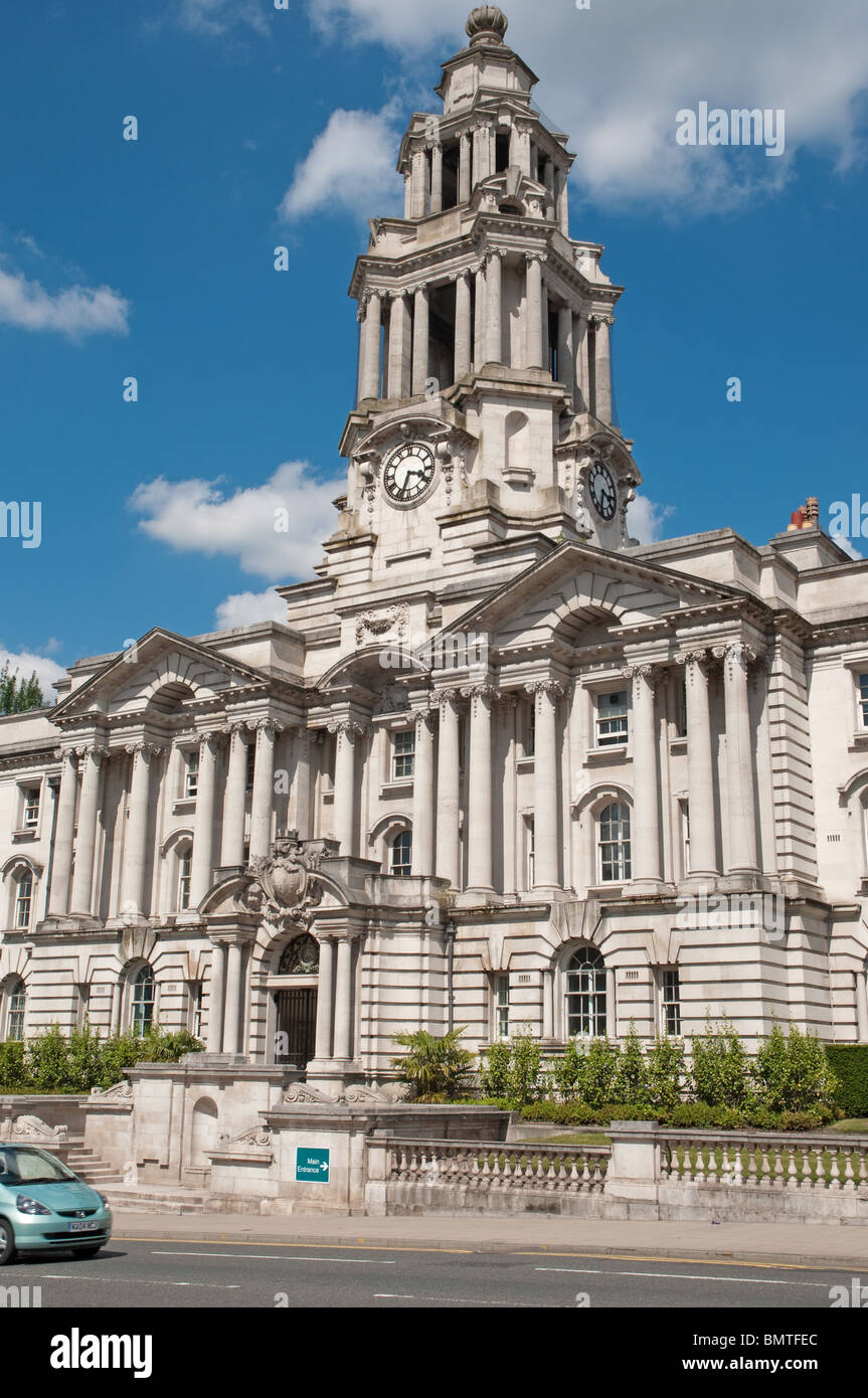Stockport town hall wellington road greater south stockport hi-res ...