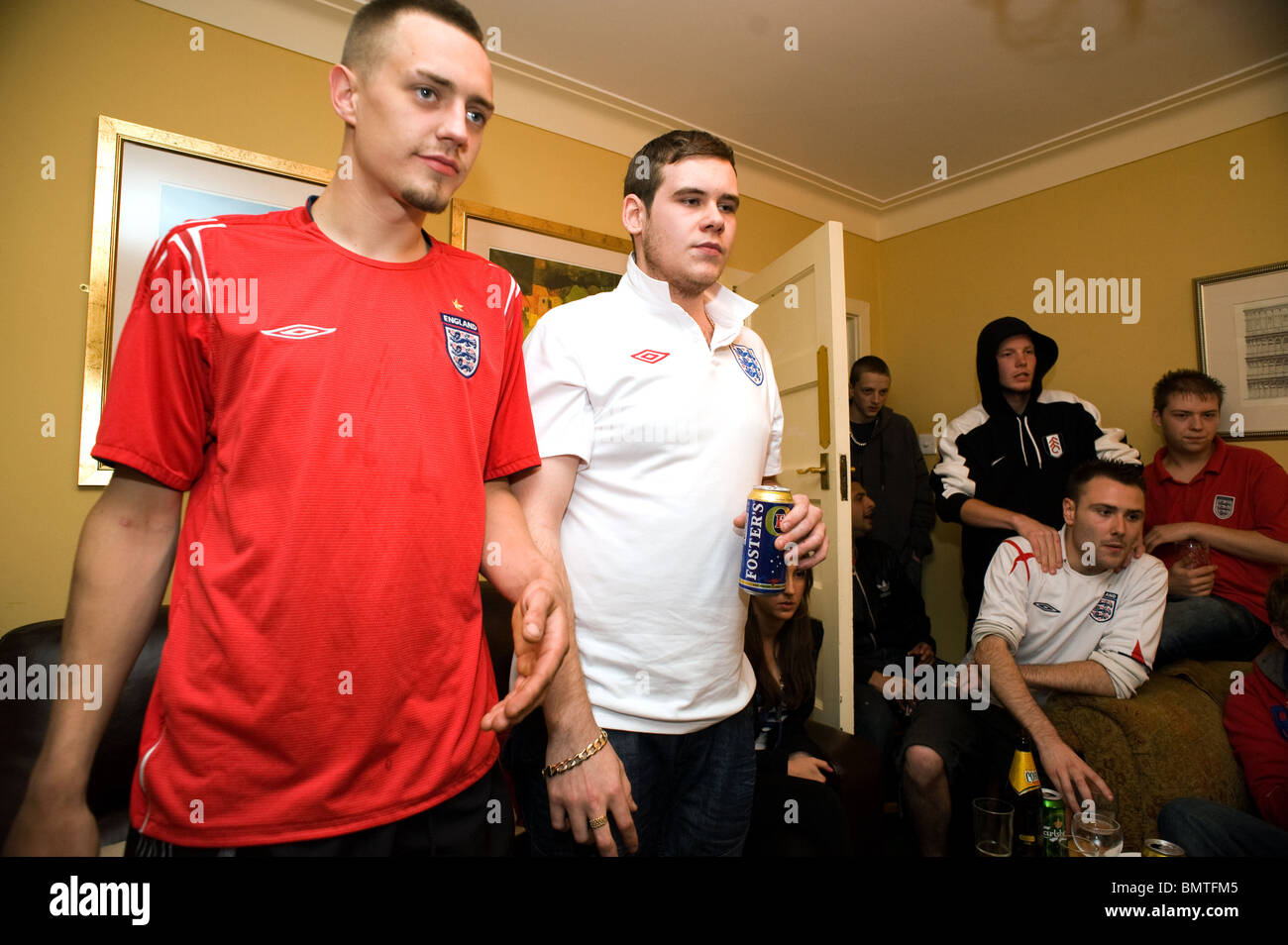 English football fans beer hi-res stock photography and images - Alamy