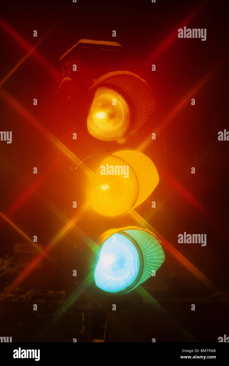 time exposure of traffic light showing red amber and green lights at ... time exposure of traffic light showing red amber and green lights at ...
