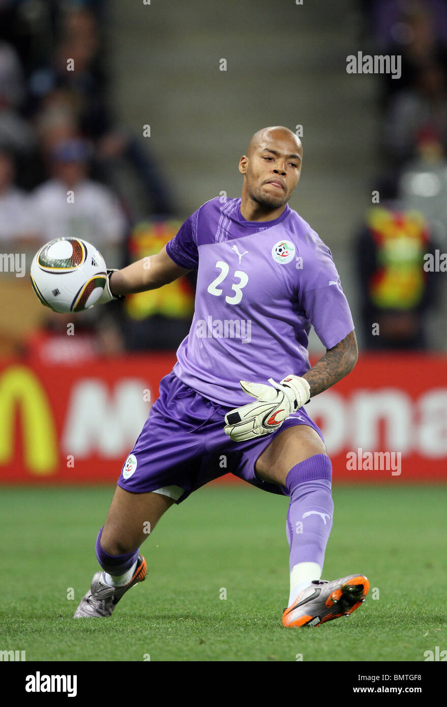 RAIS M BOLHI ENGLAND V ALGERIA GREEN POINT STADIUM CAPE TOWN SOUTH ...