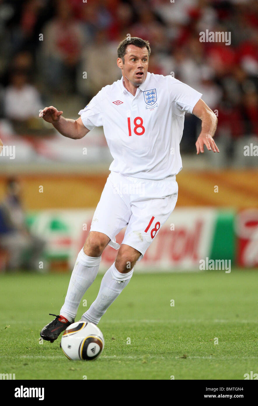 JAMIE CARRAGHER ENGLAND V ALGERIA GREEN POINT STADIUM CAPE TOWN SOUTH ...