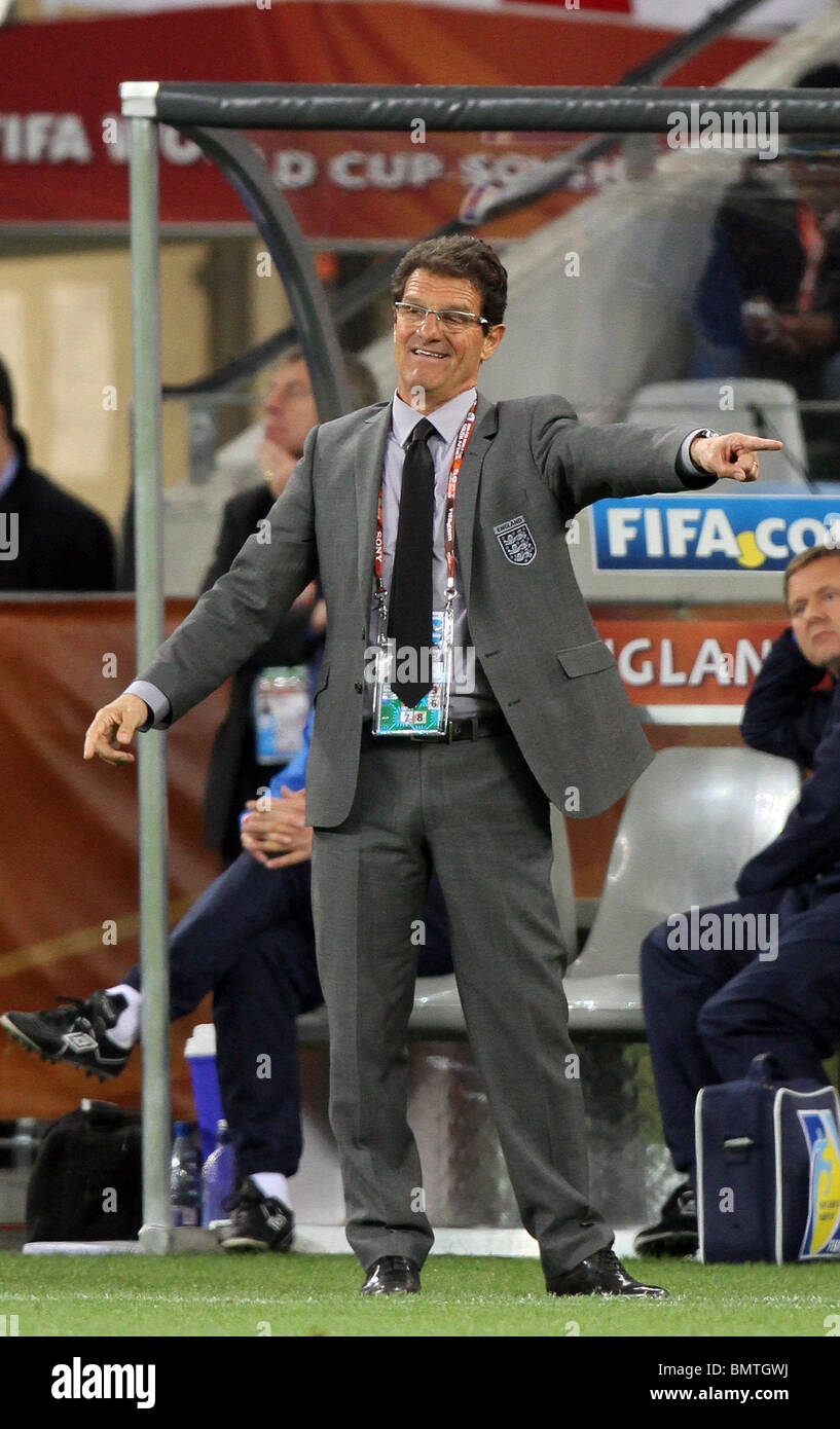 FABIO CAPELLO ENGLAND V ALGERIA GREEN POINT STADIUM CAPE TOWN SOUTH ...