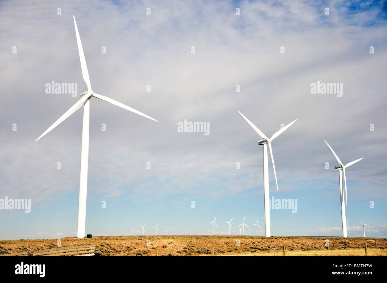 Utah windmills, USA Stock Photo - Alamy