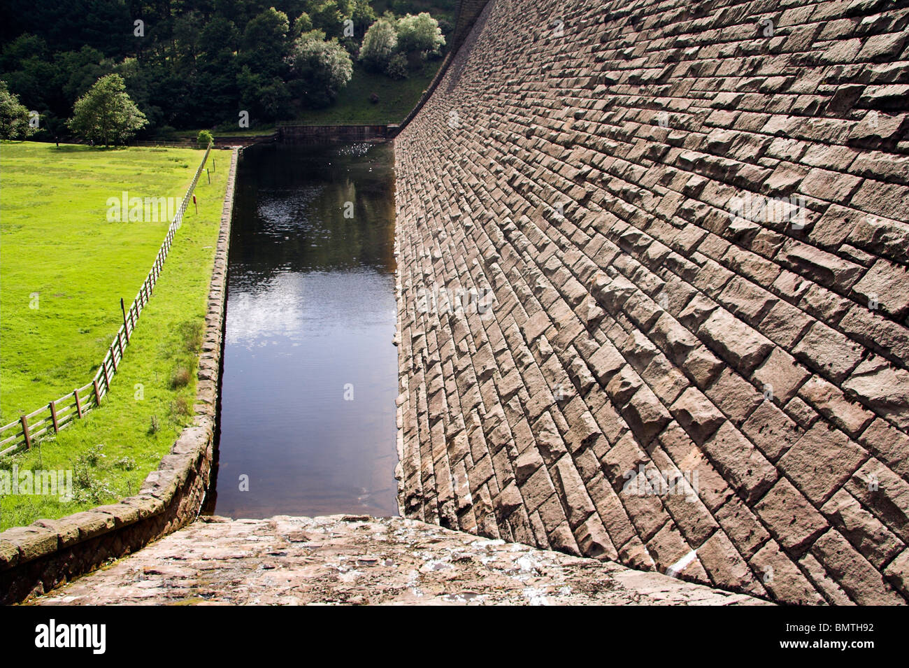 Derwent Dam, Upper Derwent Valley, Derbyshire, England, UK Stock Photo ...