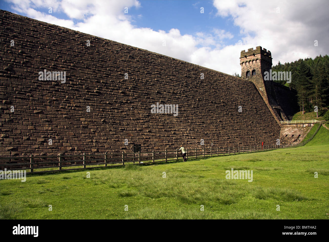 Derwent Dam, Upper Derwent Valley, Derbyshire, England, UK Stock Photo ...