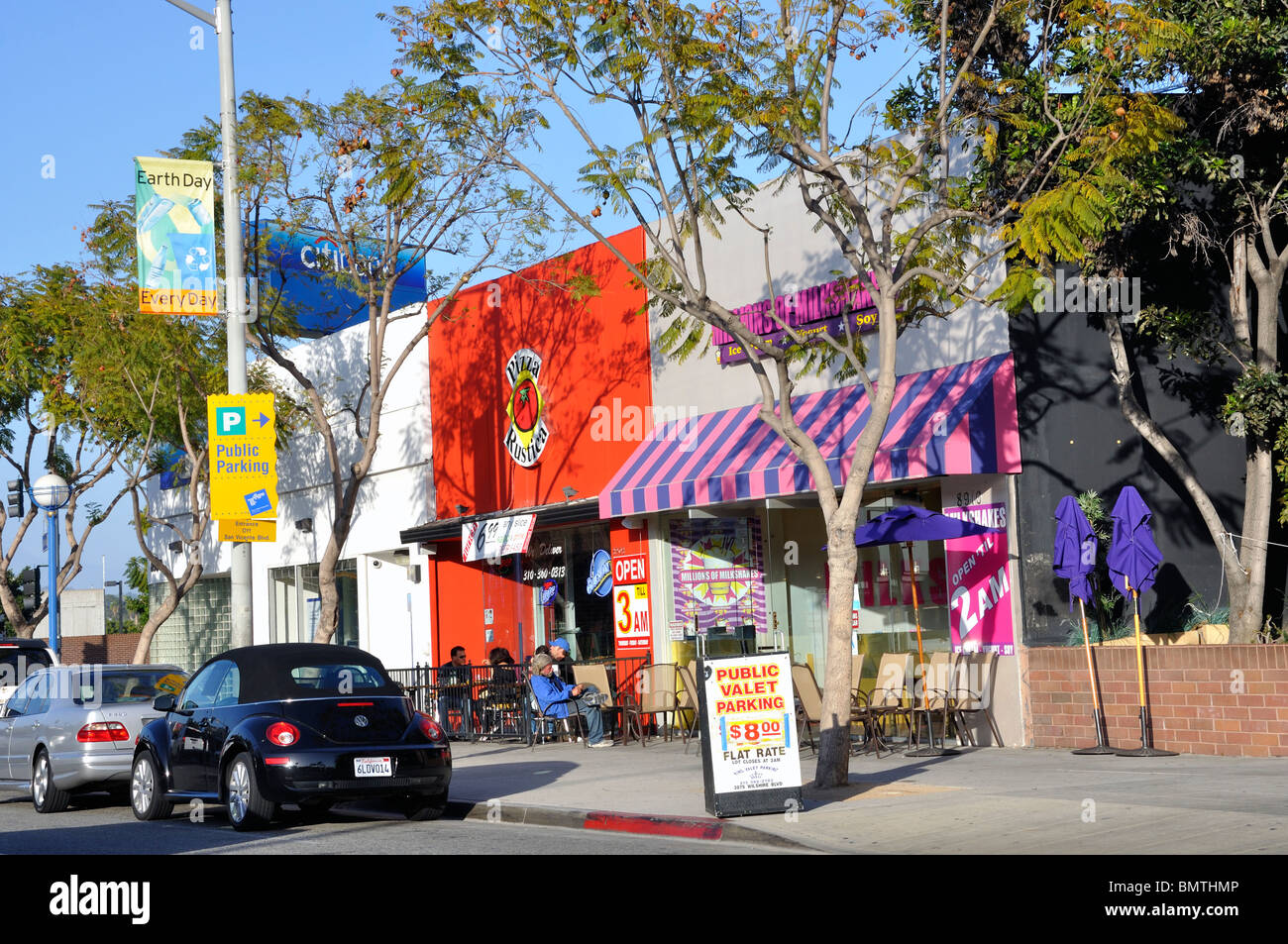 Shops in Santa Monica, California, USA Stock Photo - Alamy