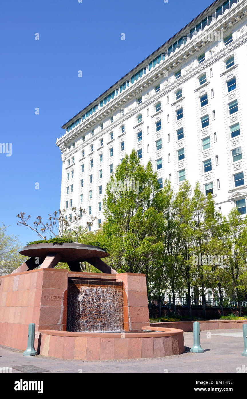 Joseph Smith memorial building at Temple Square, Salt Lake City, Utah ...