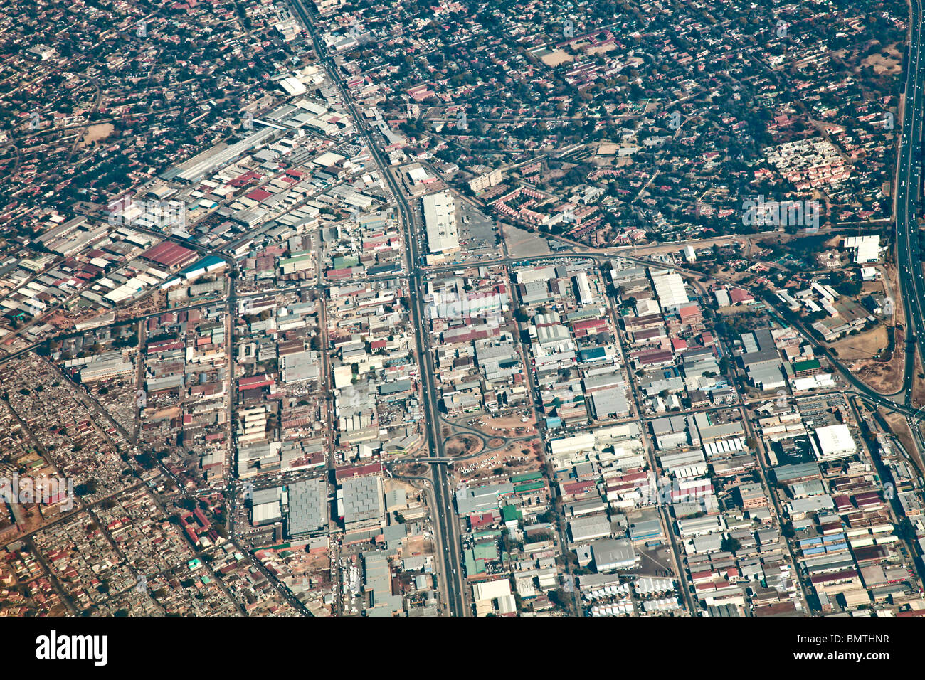 Aerial view of Johannesburg, Republic of South Africa Stock Photo - Alamy