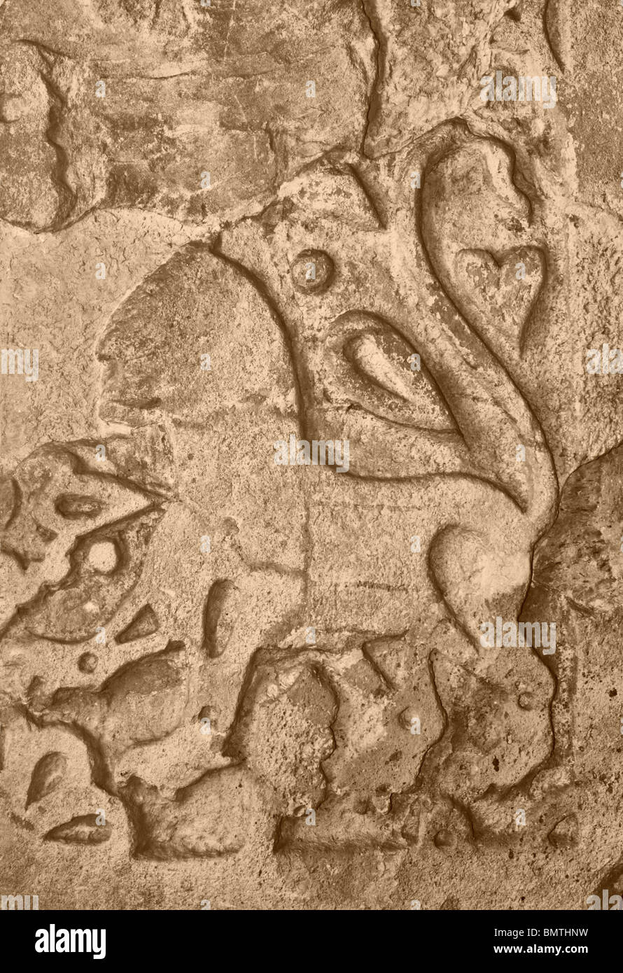 Ancient greek bas-relief of lion Stock Photo - Alamy