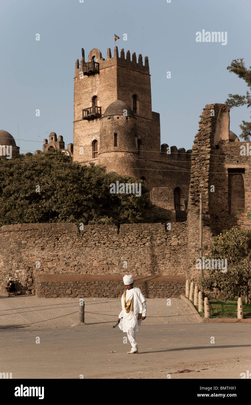 Fasiladas Palace, The Royal Enclosure, Gonder, Ethiopia, Nortern ...