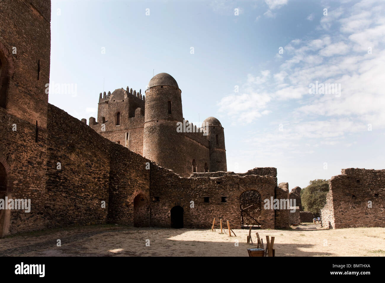 Fasiladas Palace, The Royal Enclosure, Gonder, Ethiopia, Nortern ...