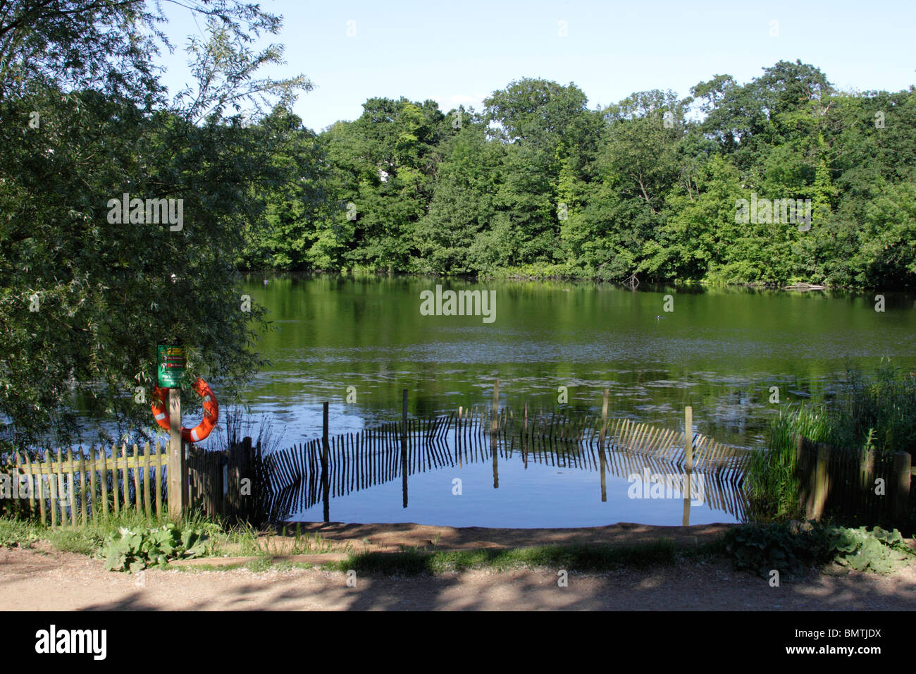 Highgate ponds Hampstead Heath London Stock Photo - Alamy