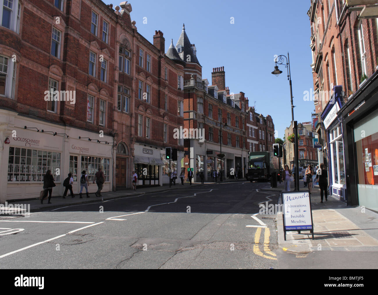 Heath Street Hampstead London June 2010 Stock Photo - Alamy