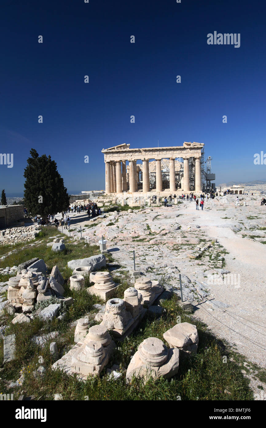 Parthenon greece vertical landscape hi-res stock photography and images - Alamy