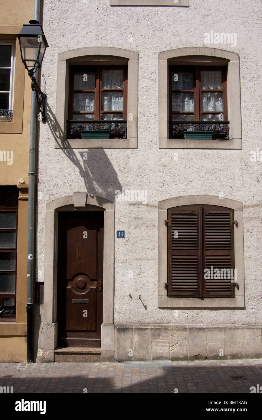 House with shutters hi-res stock photography and images - Alamy