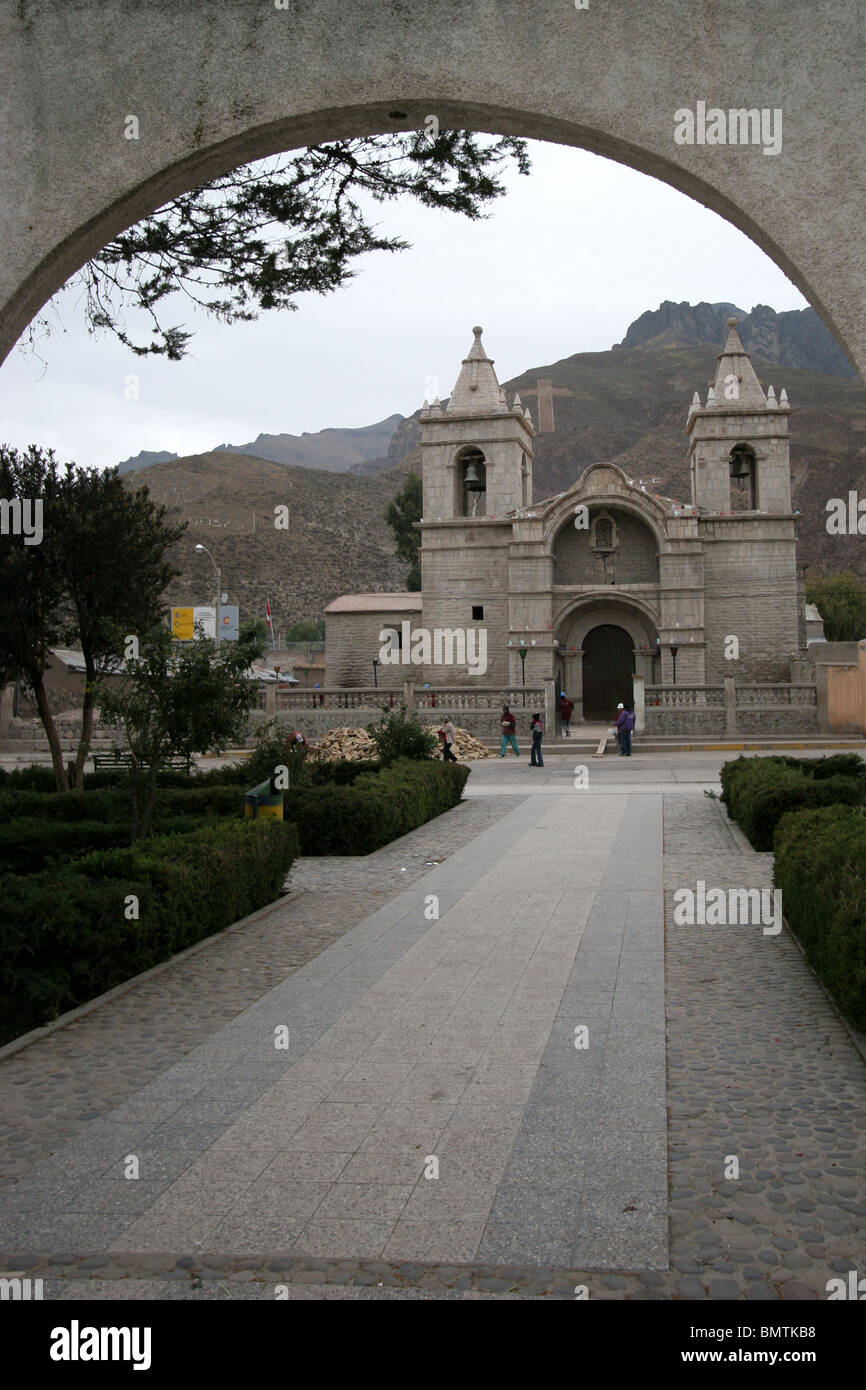 Church in chivay hi-res stock photography and images - Alamy