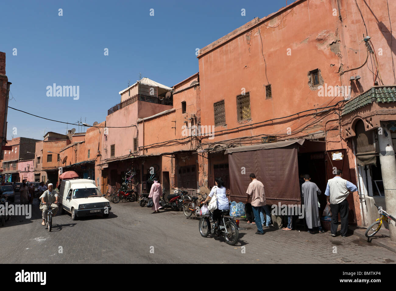 Street in Marrakech. Morocco. Africa Stock Photo - Alamy