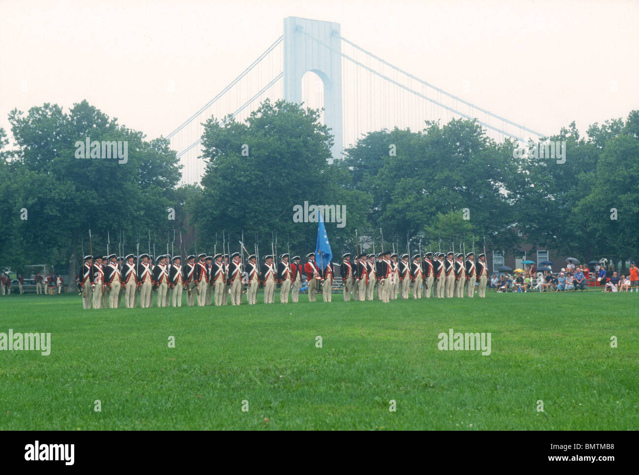 Battle of Long Island reenactment Brooklyn New York Stock Photo - Alamy