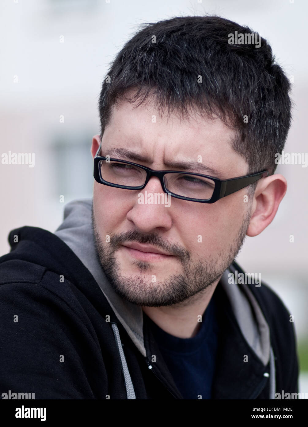 Young adult male with beard hi-res stock photography and images - Alamy