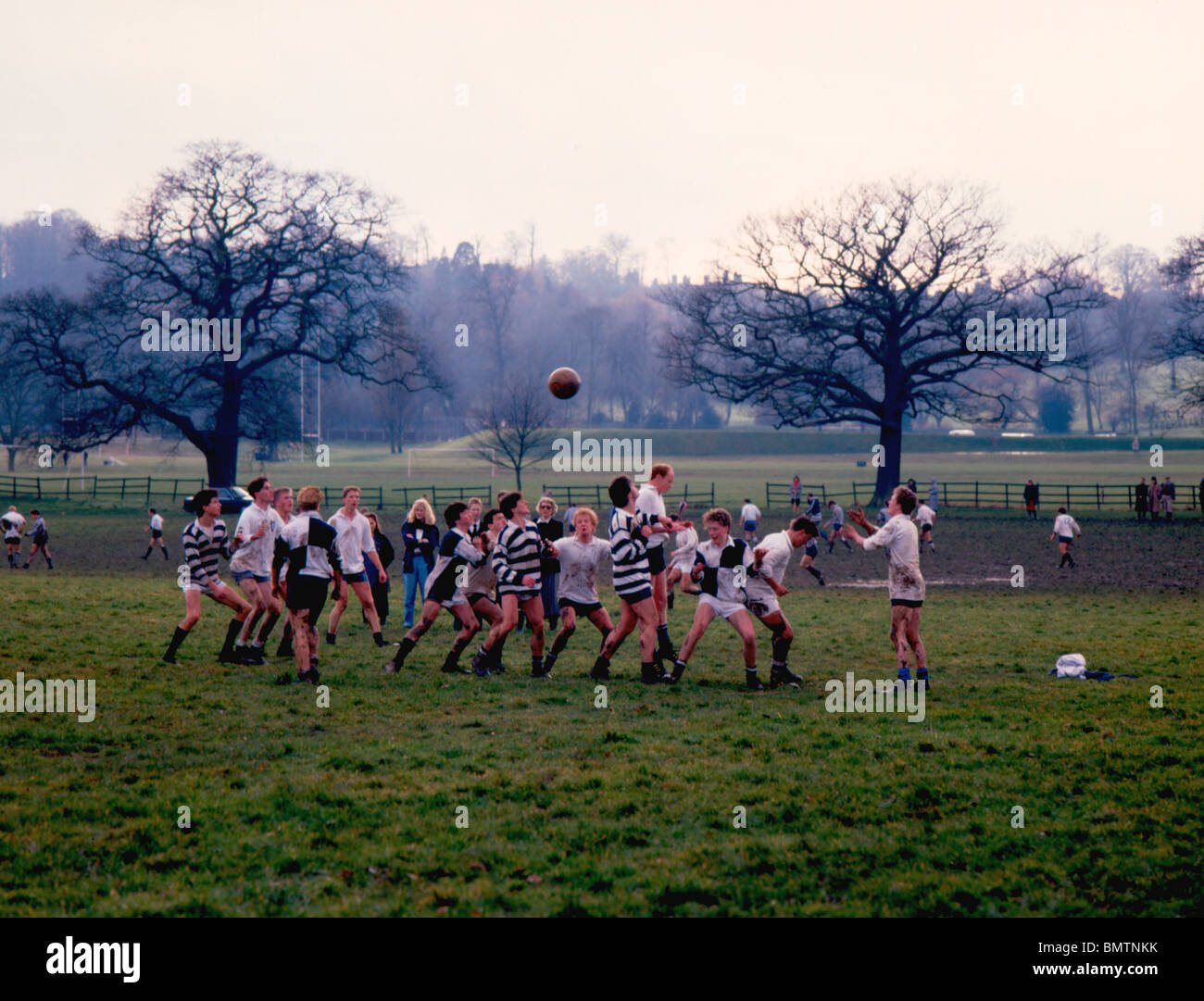 Harrow School football 1980's Stock Photo - Alamy