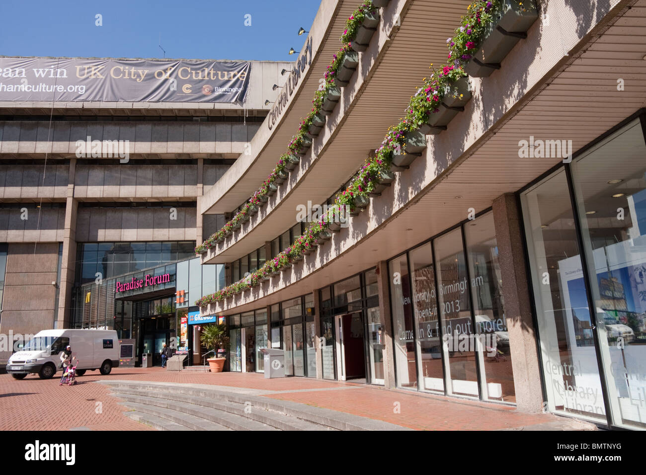The old Central library in Birmingham UK Stock Photo - Alamy