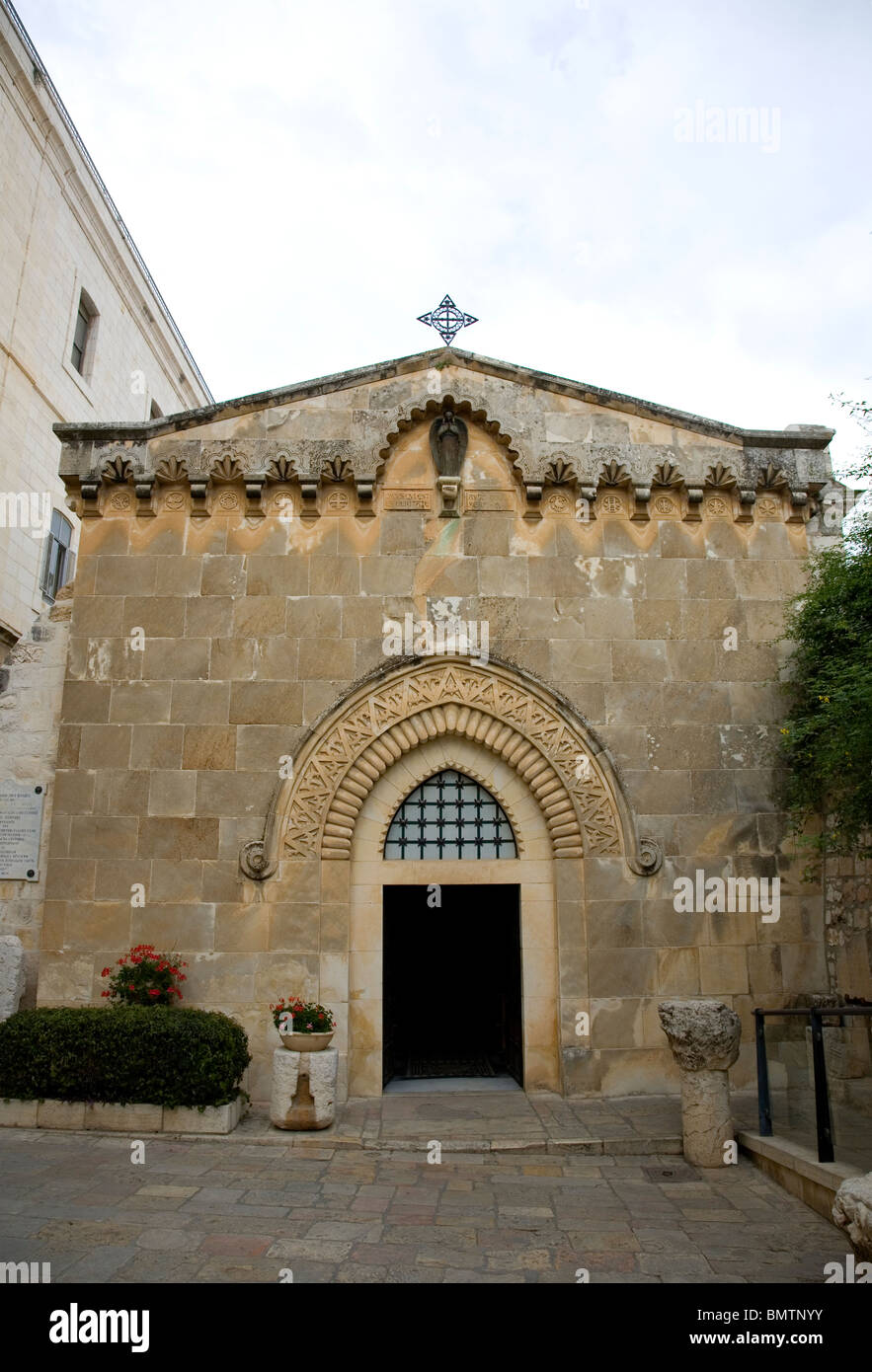Monastery of the flagellation in the Muslim Quarter of Old Jerusalem ...