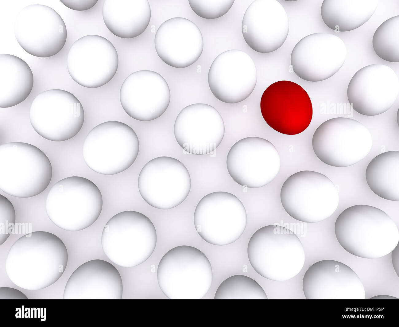 leadership of eggs. 3d Stock Photo - Alamy