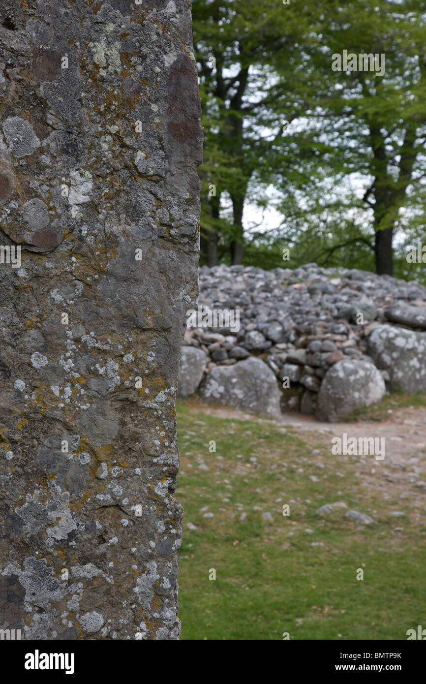 Balnuaran of Clava prehistoric cemetery near Inverness, Scotland, UK ...