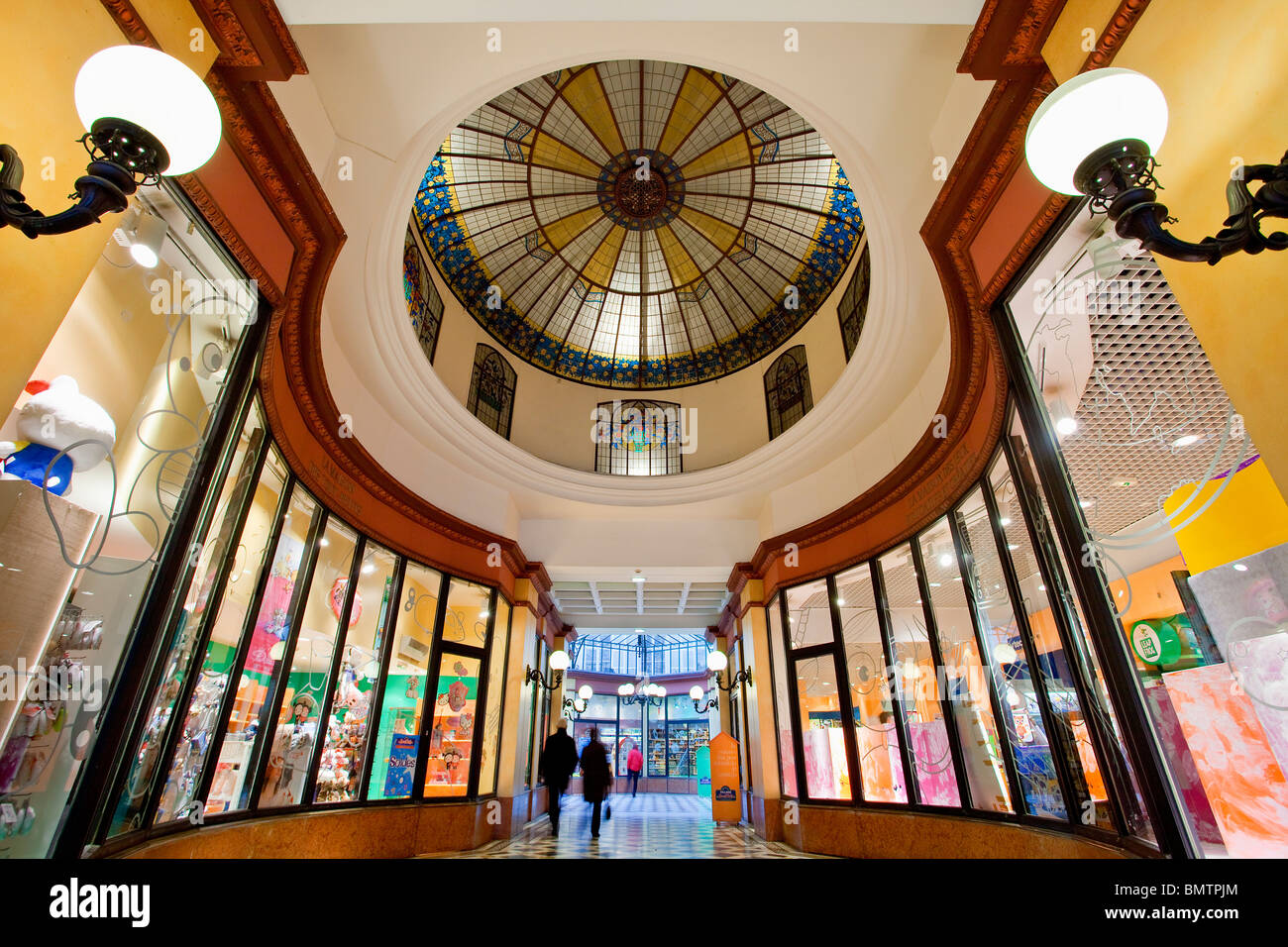 Paris, Grands Boulevards, Passage des Princes built in 1860 between ...