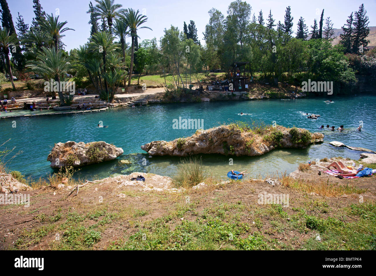 Israel, Galilee, Sachne aka Gan Hashlosha Stock Photo - Alamy