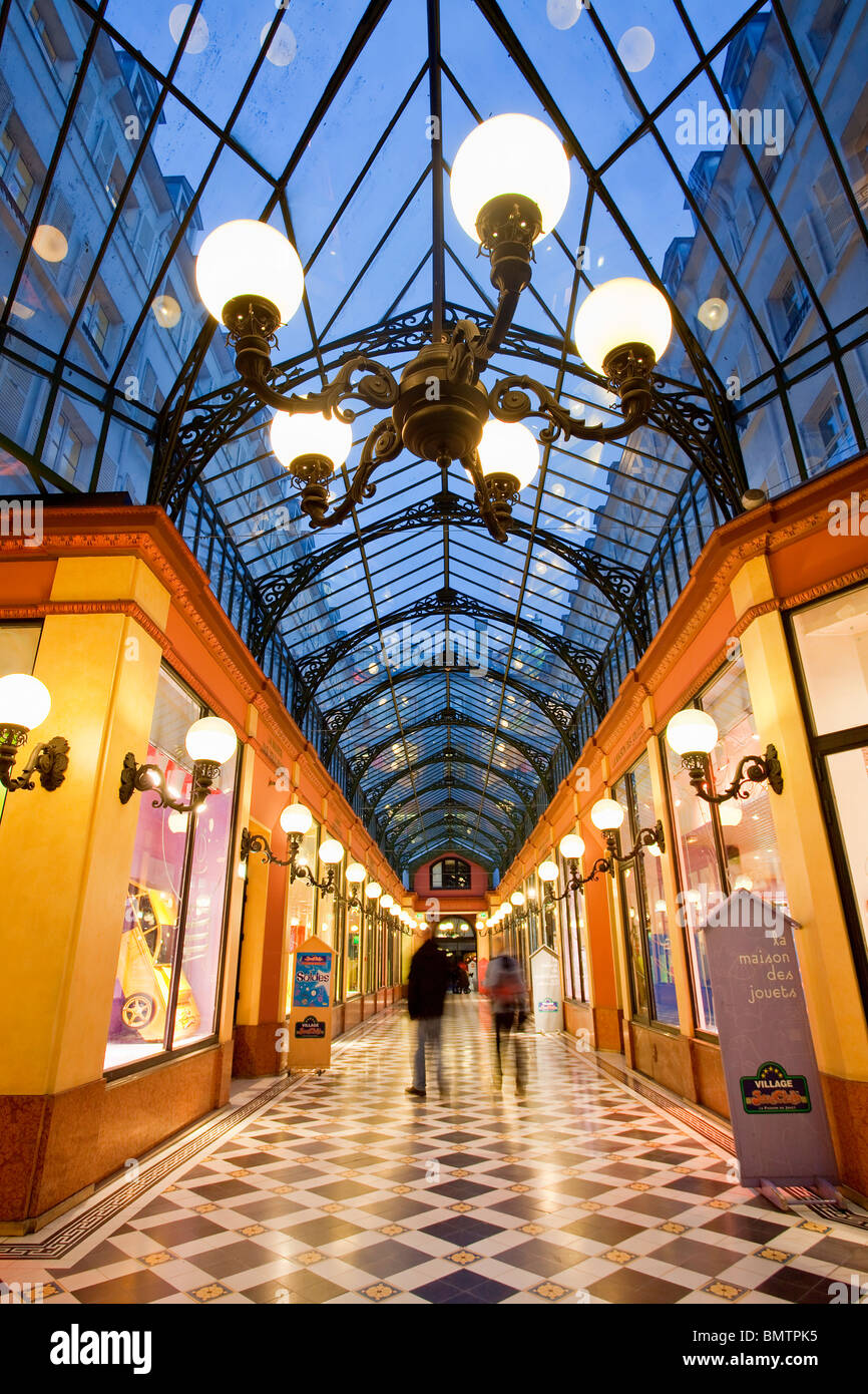 Paris, Grands Boulevards, Passage des Princes built in 1860 between ...