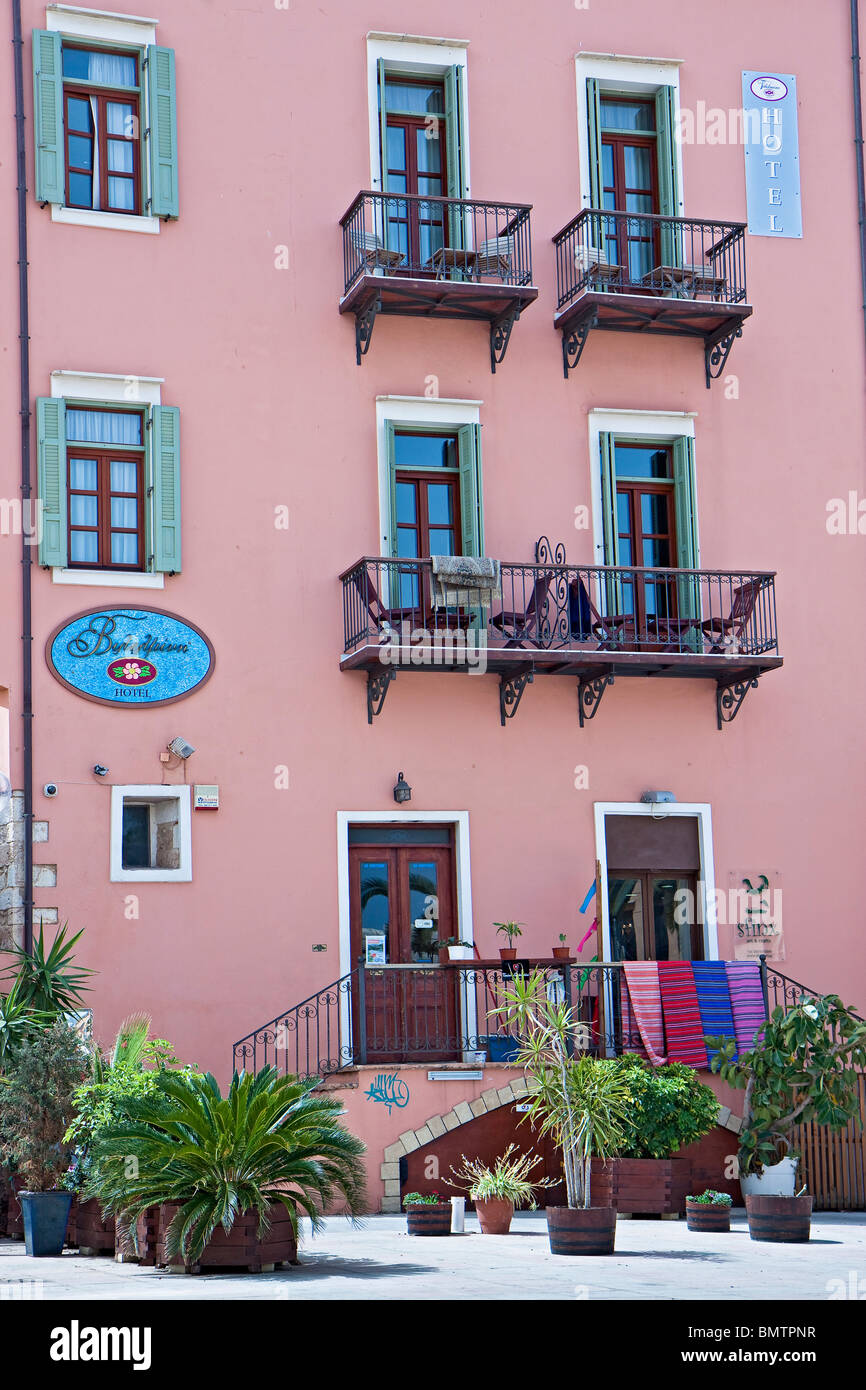 Crete Chania Building In The Cathedral Square Stock Photo - Alamy