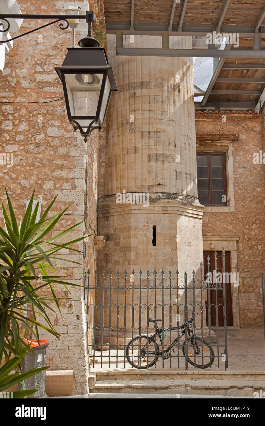 Crete Rethymnon Old Town Minaret Base Stock Photo - Alamy