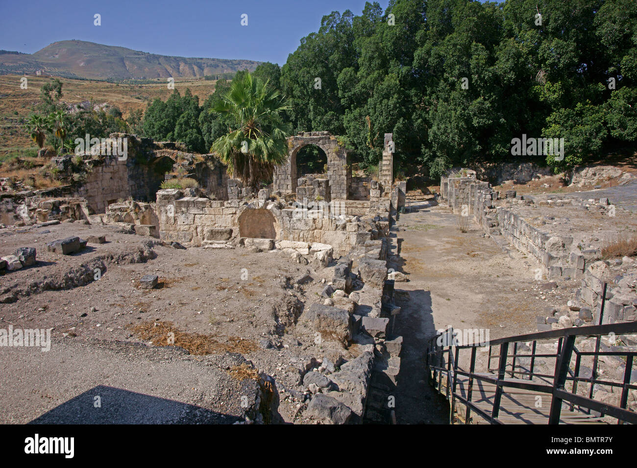 Israel, Golan Heights, Hamat Gader, Roman ruins Stock Photo - Alamy