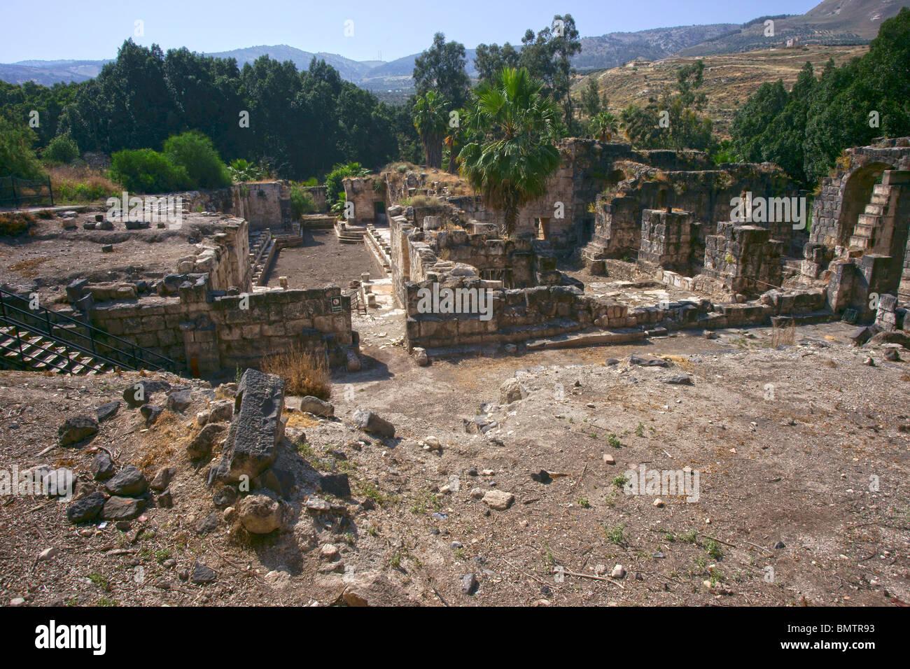 Israel, Golan Heights, Hamat Gader, Roman ruins Stock Photo - Alamy