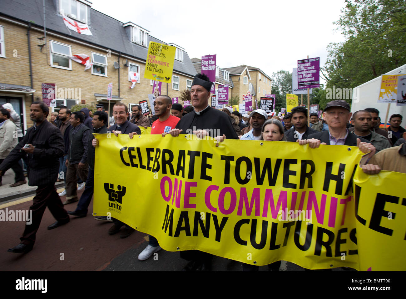 Anti racism protesters march on hi-res stock photography and images - Alamy