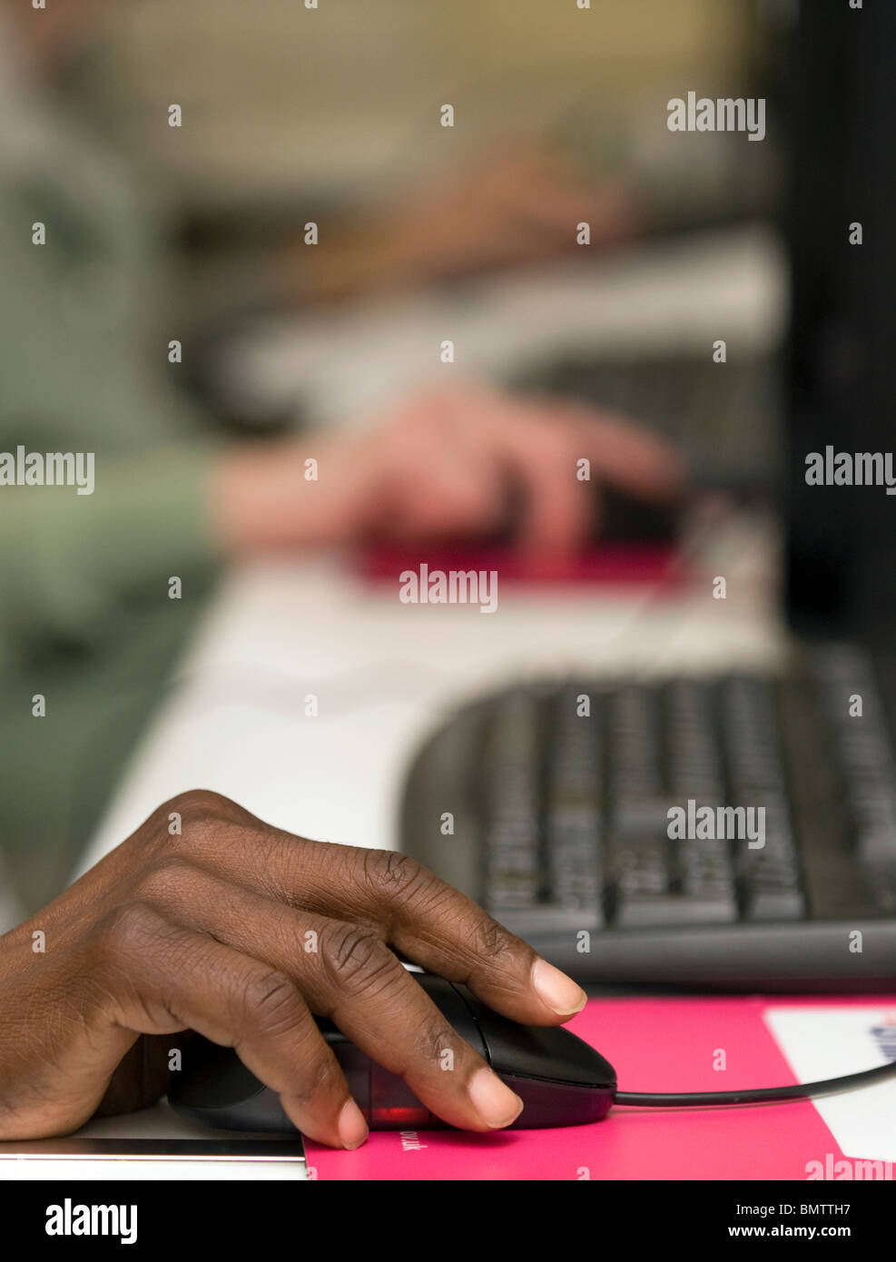 Elderly people surfing internet peckham hi-res stock photography and ...