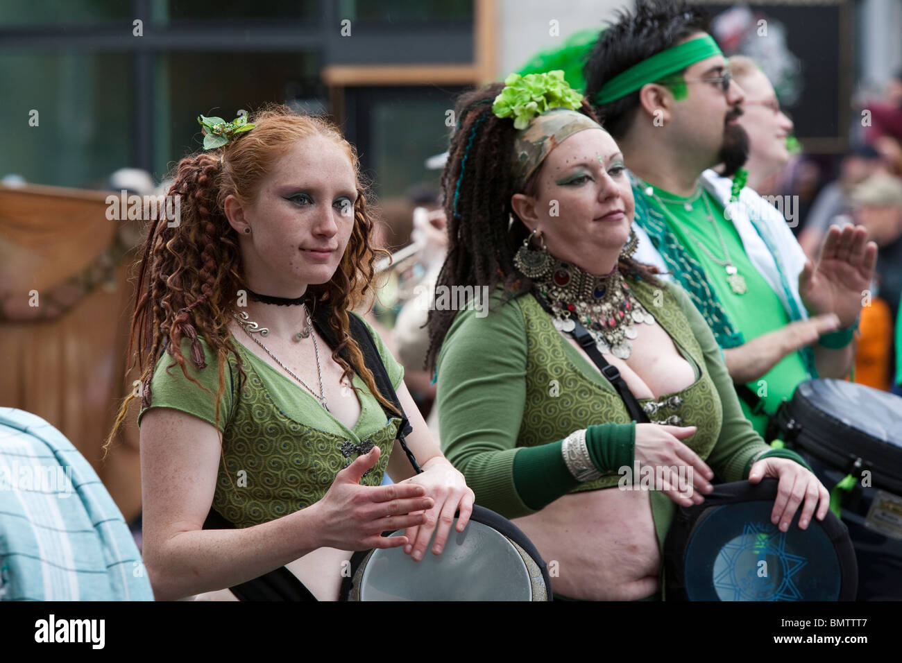 Fremont Solstice Parade and Pageant 2010 - Seattle, Washington Stock ...