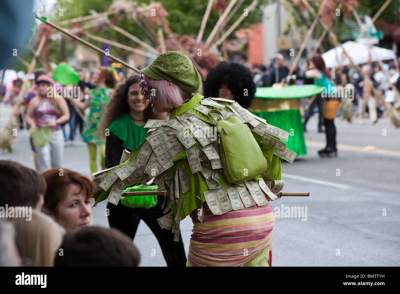 Fremont Solstice Parade and Pageant 2010 - Seattle, Washington Stock ...