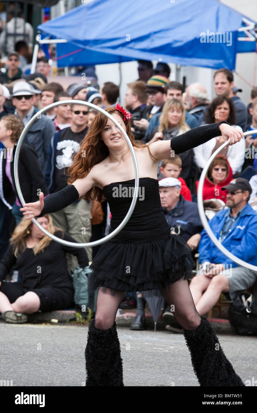 Fremont Solstice Parade and Pageant 2010 - Seattle, Washington Stock ...