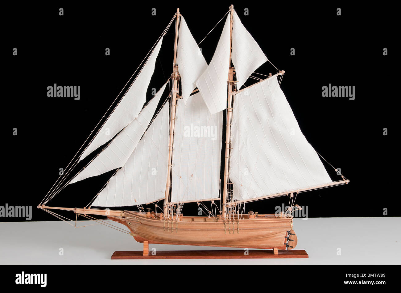 a wooden model of vessel Stock Photo - Alamy