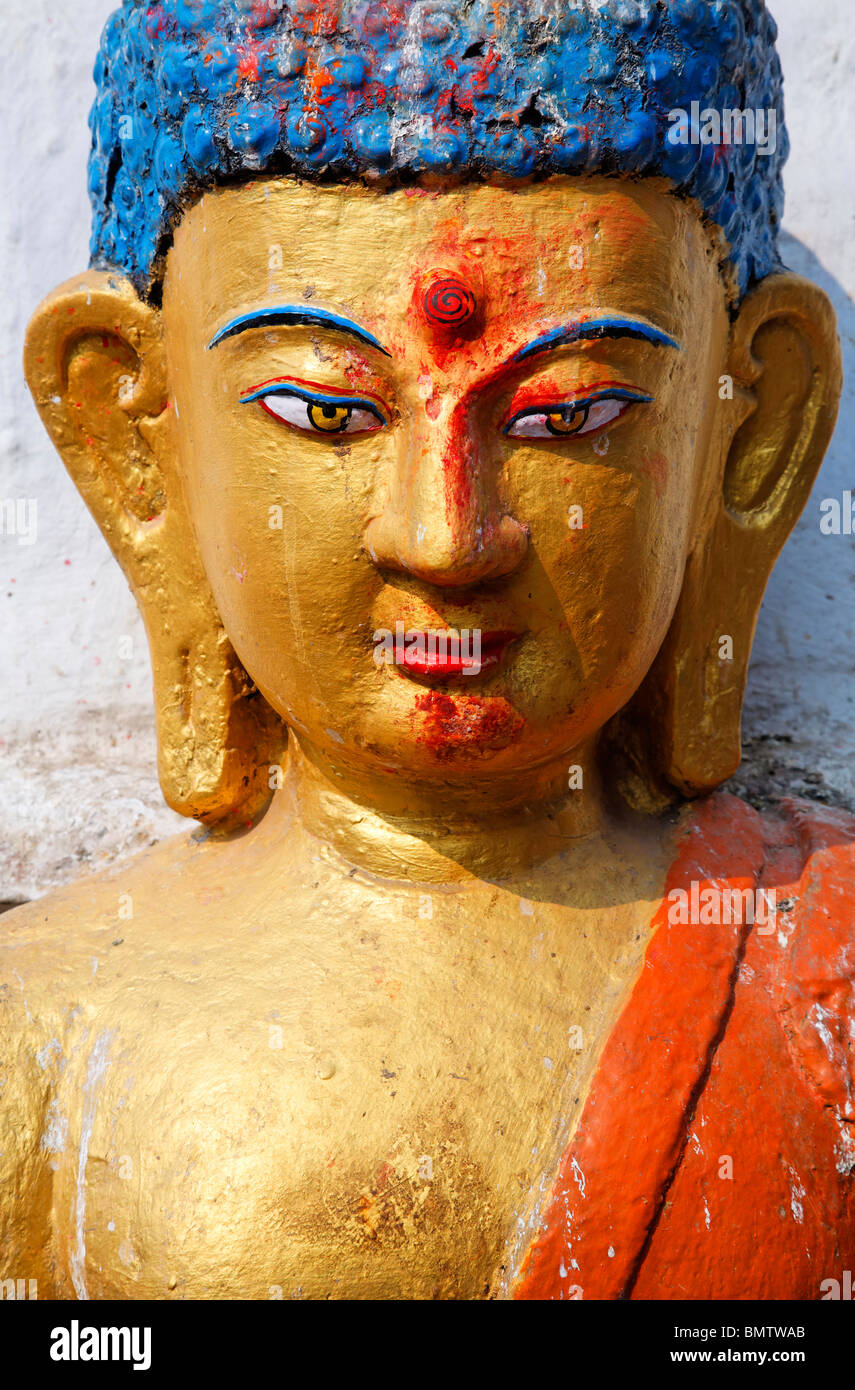 Buddha Figure, Kathe Simbhu, Kathmandu, Nepal Stock Photo - Alamy