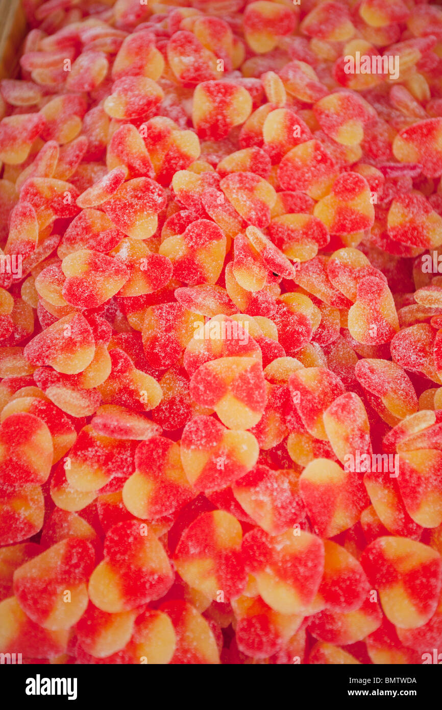 heart shaped sweets Stock Photo - Alamy