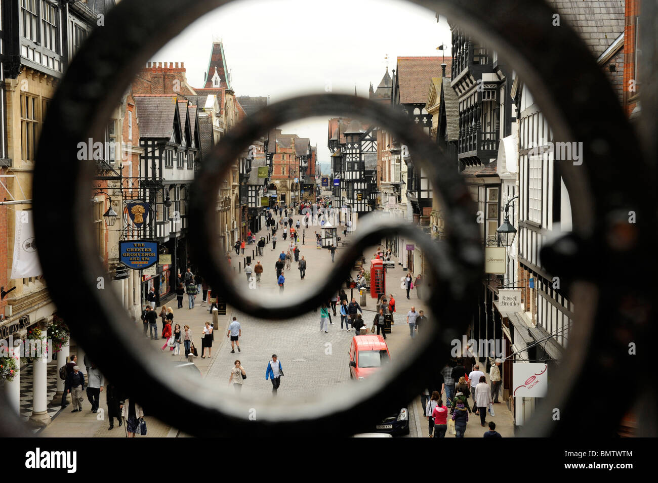 The rows Eastgate, Chester, Cheshire Stock Photo - Alamy