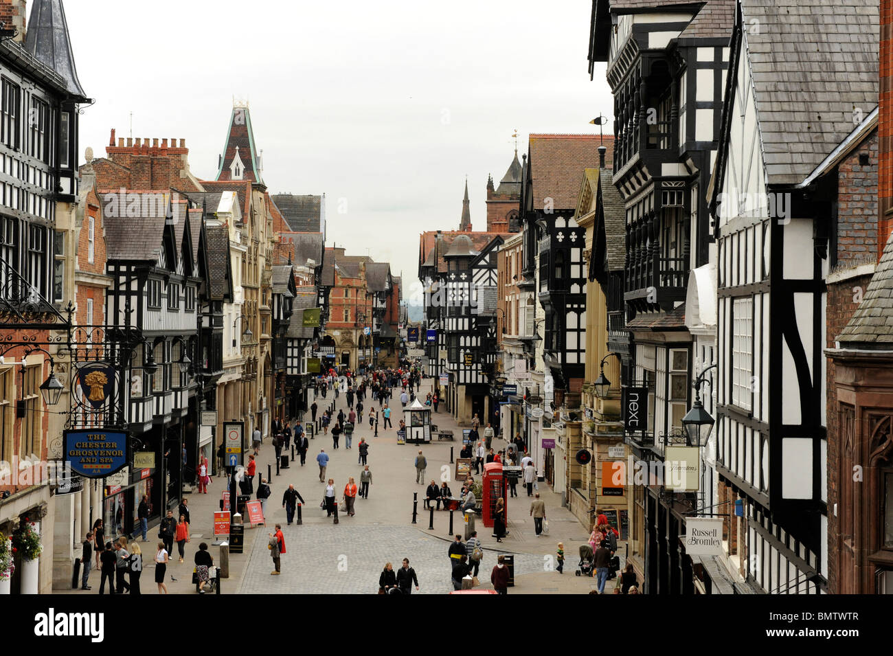The rows Eastgate, Chester, Cheshire Stock Photo - Alamy