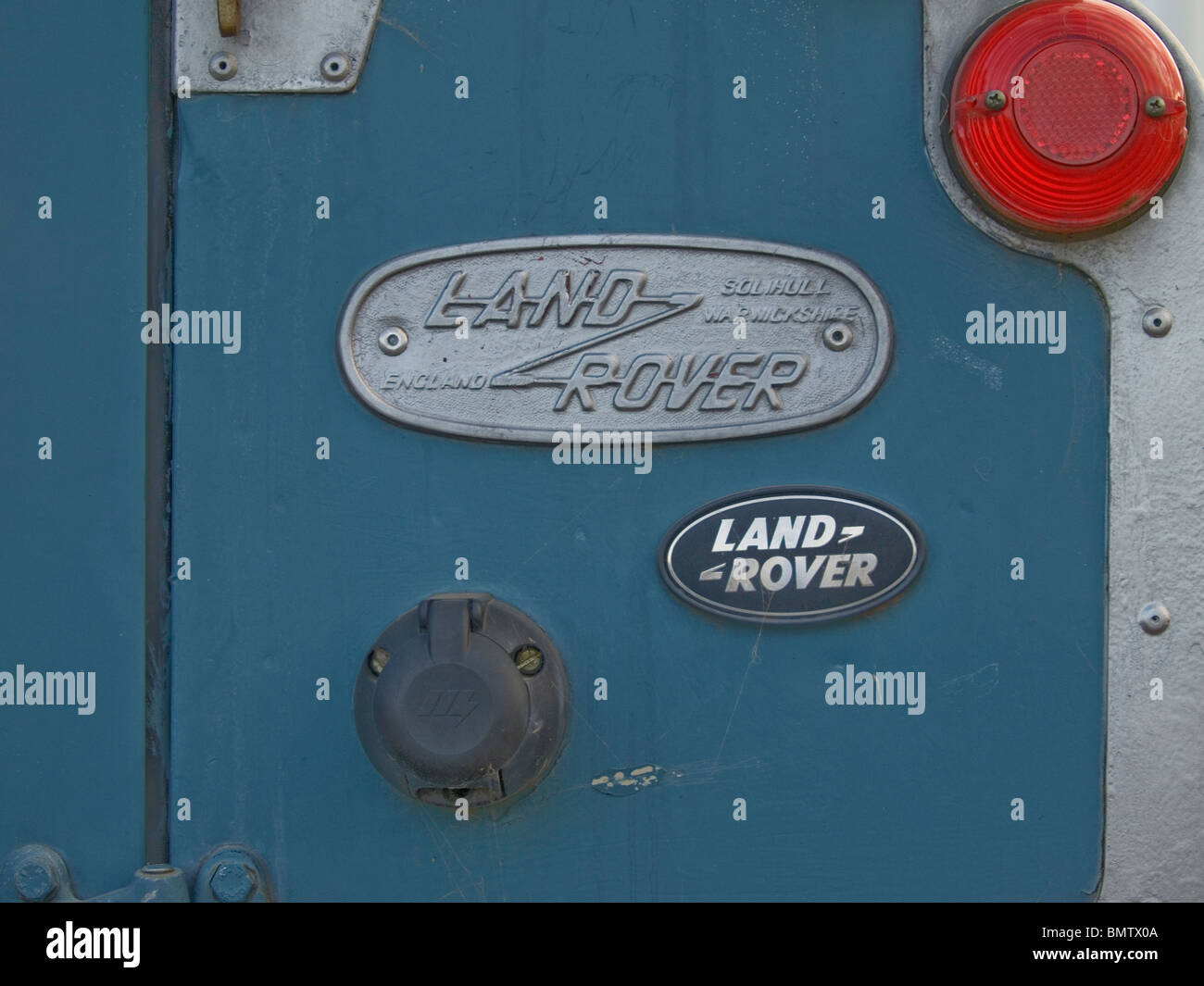 Blue Land Rover High Resolution Stock Photography and Images - Alamy