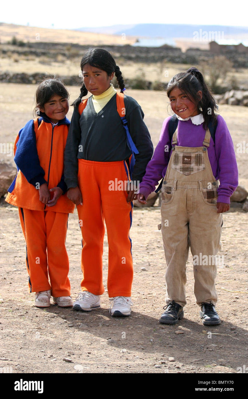 School Uniform Children Peru High Resolution Stock Photography and ...