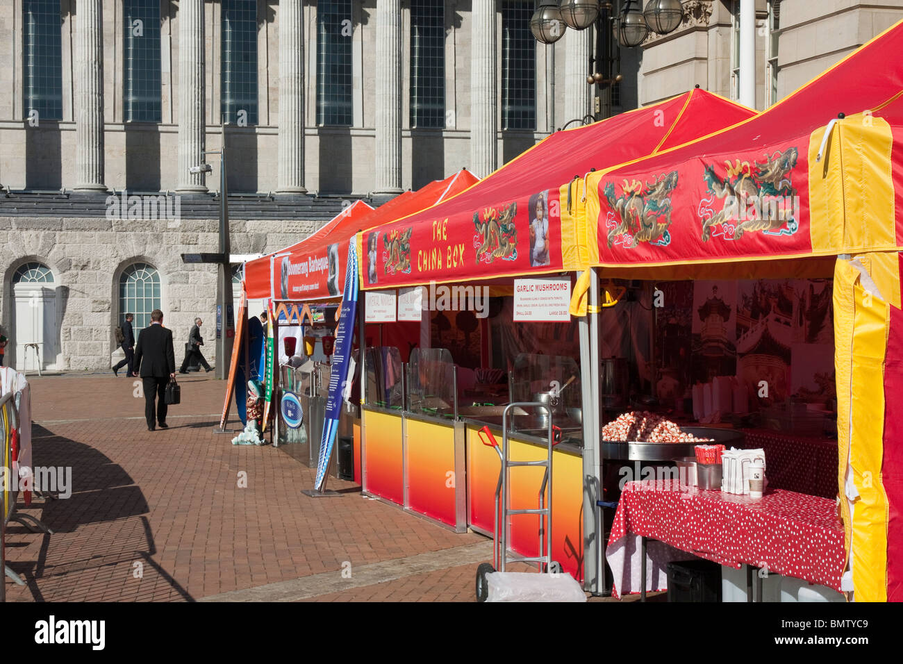 Food [market stalls] at the "Birmingham Food fair Stock Photo - Alamy