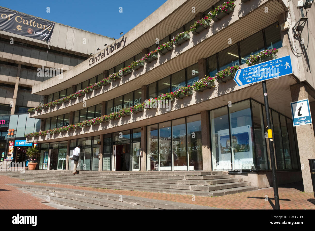 The old Central library in Birmingham UK Stock Photo - Alamy