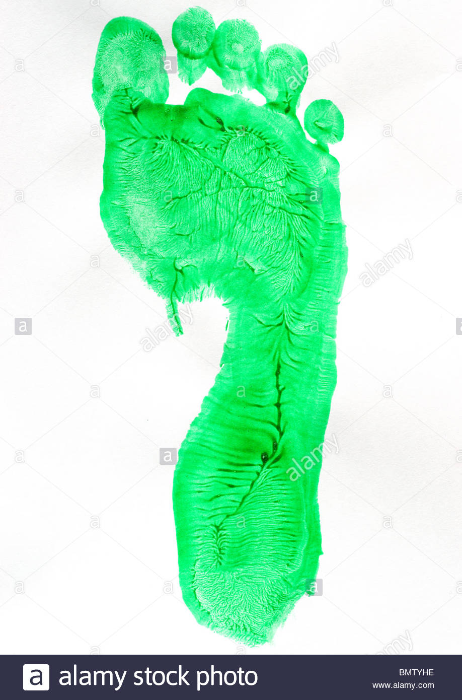 Childs Footprint Stock Photos & Childs Footprint Stock Images - Alamy